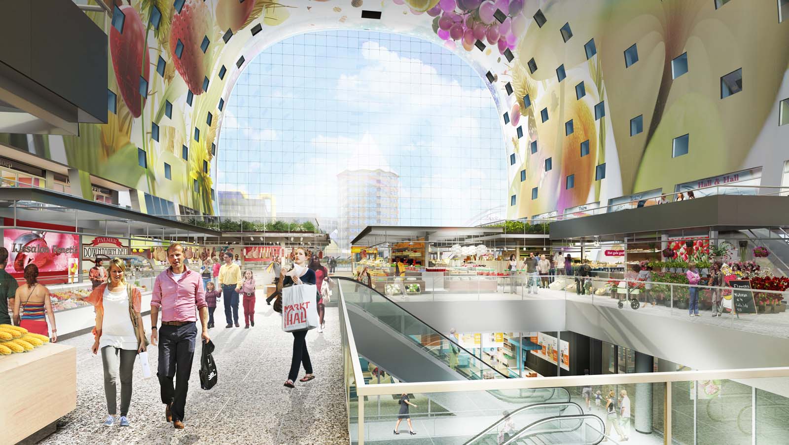Gevel winkel- en appartementengebouw Markthal | Nationale staalprijs