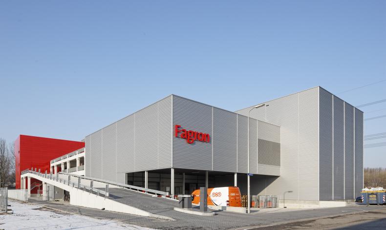 gevel bedrijfsgebouw Fagron | Nationale staalprijs